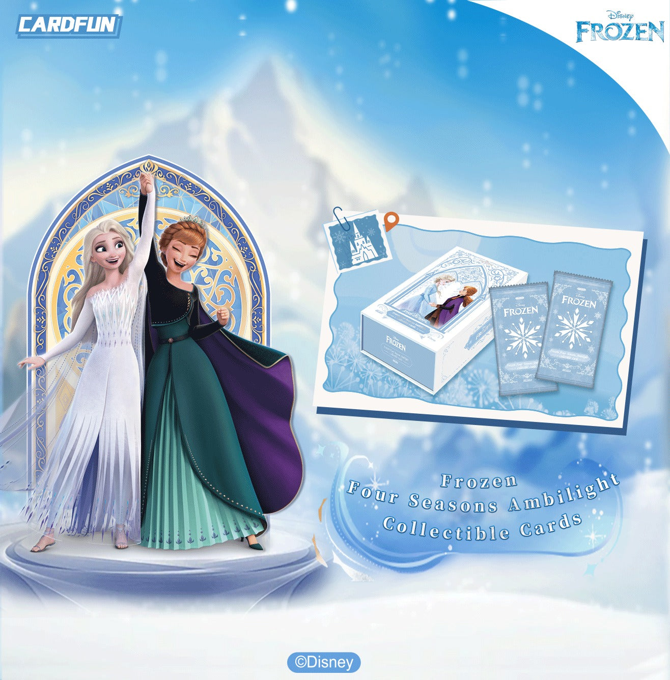 Card Fun 集卡社 冰雪奇緣 四季流光 收藏卡 Frozen Four Seasons Ambilight Collectible C